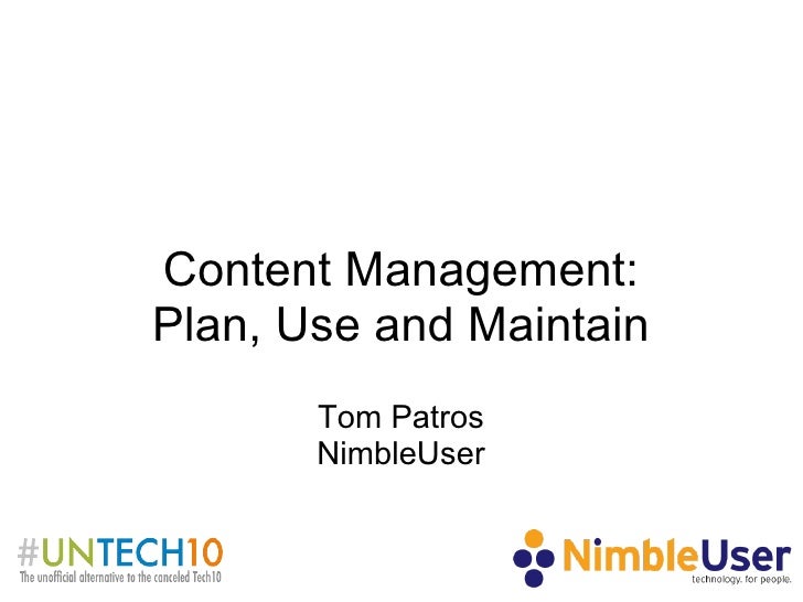 content-management-plan-use-maintain