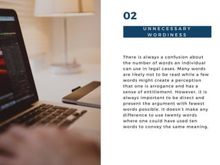 Legal Writing Mistakes to Avoid | PDF