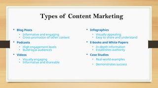 An Introduction to Content Marketing | PPTX