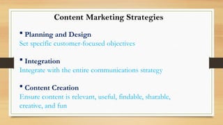 An Introduction to Content Marketing | PPTX