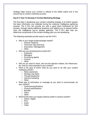 Content Marketing 101 (updated June 2019) | PDF