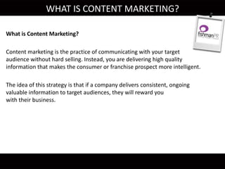 Content Marketing Explained: Theory and Real Life Examples | PPT