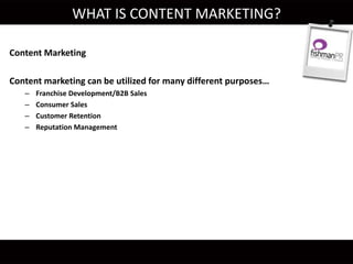 Content Marketing Explained: Theory and Real Life Examples | PPT