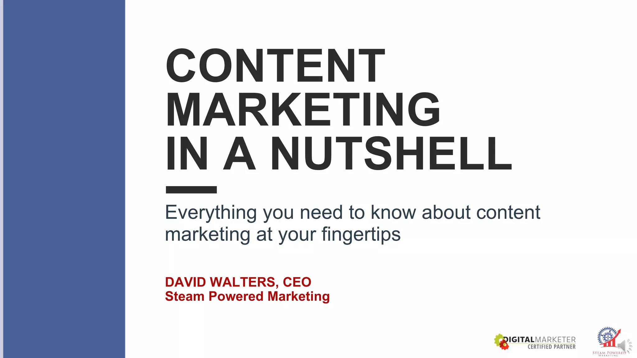 Content marketing in a nutshell | PPTX