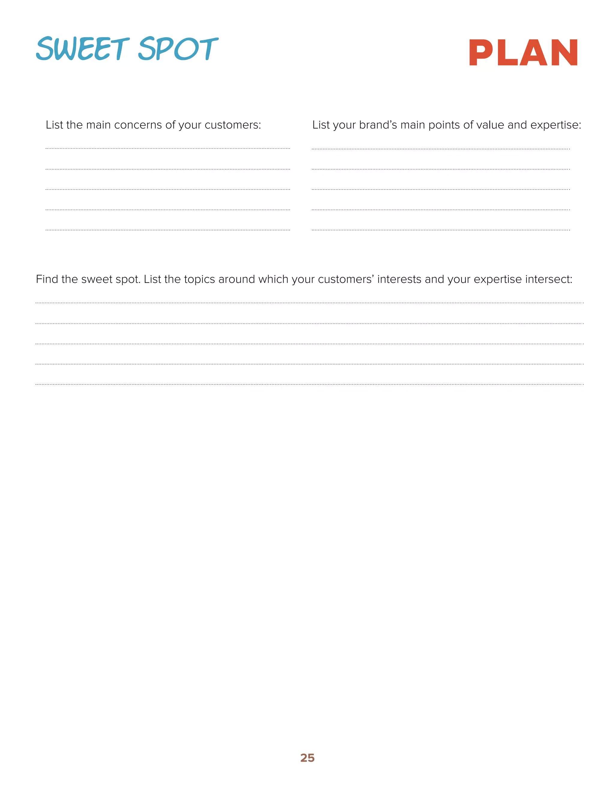 How to Build a Content Marketing Strategy: Worksheets | PDF