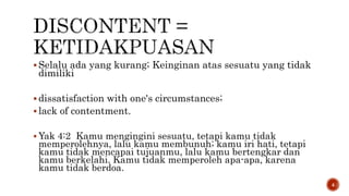 Contentment | PPTX