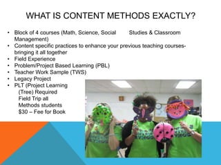 Content methods info mtg | PPT