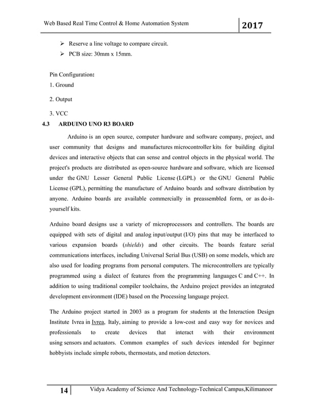 Web Based Real Time Control And Home Automation System Pdf