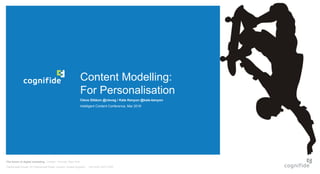 Content Modelling for Personalisation Mar2016 | PPT