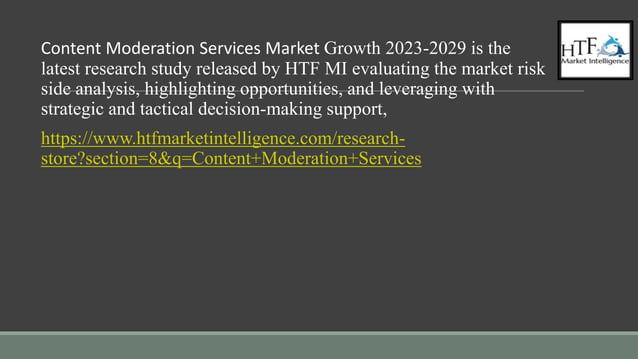 Content Moderation Services Market | PDF