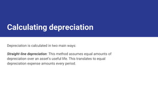 depreciation Lesson | PPTX | Business Accounting & Finance | Business