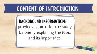 Content of Introduction of research in education | PPT
