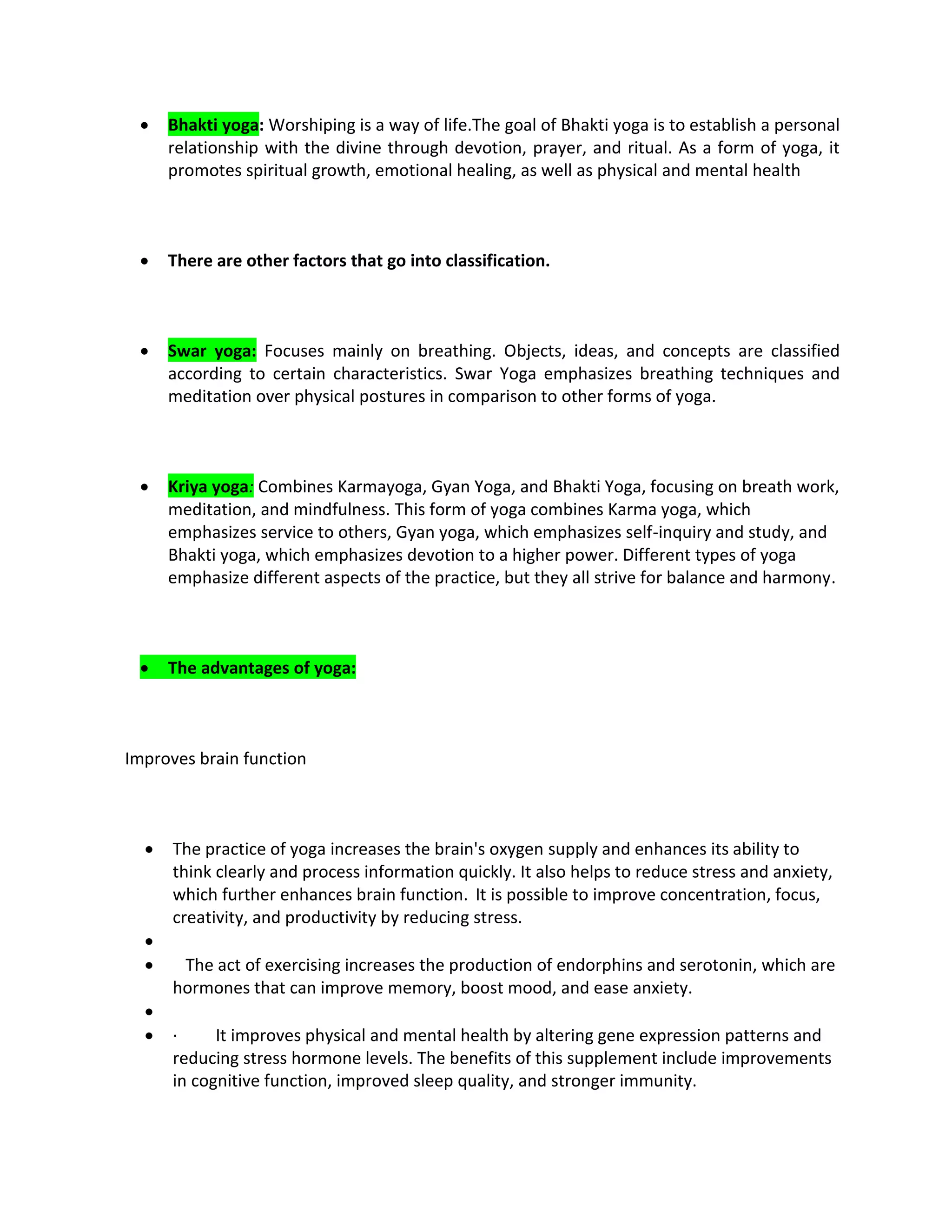 Content of Yoga.docx