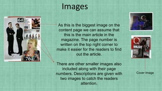 Content page analysis | PPTX | Style & Fashion