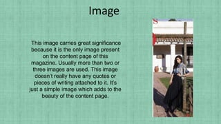 Content page analysis | PPTX | Style & Fashion