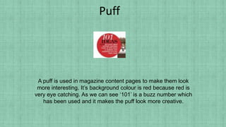 Content page analysis | PPTX | Style & Fashion