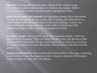 Content page analysis | PPT