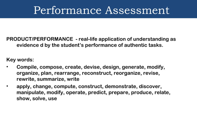 Content,performance standard | PPT | Educational Assessment | Education