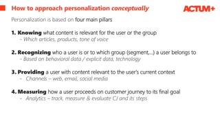 Content personalization - the buzzword explained | PPT