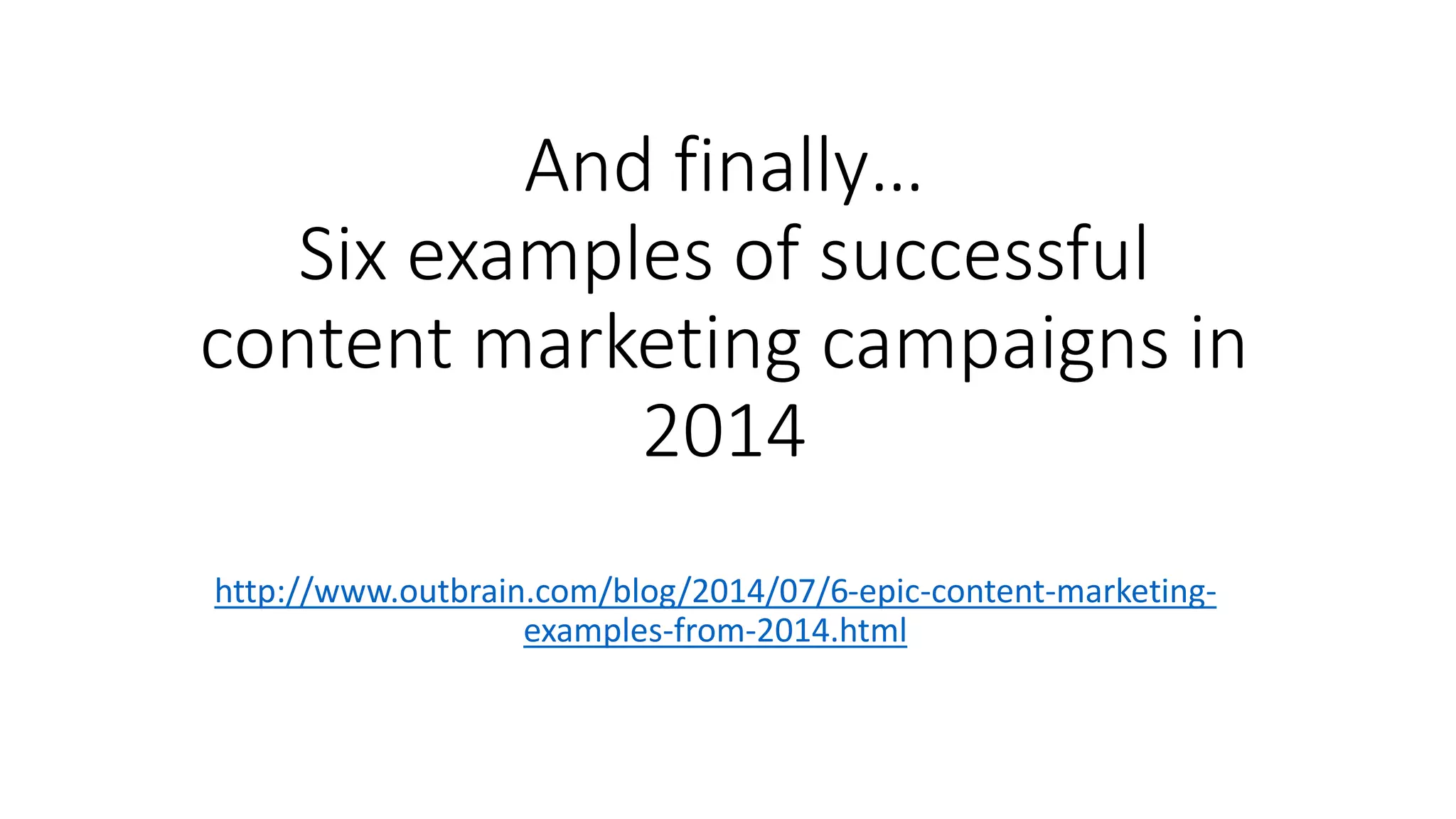 An Introduction to Content Marketing | PPTX