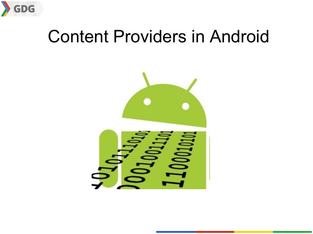 Content providers in Android