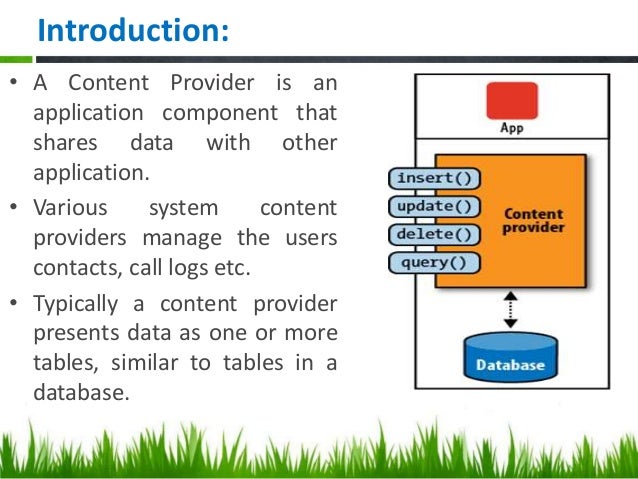 Content provider in_android