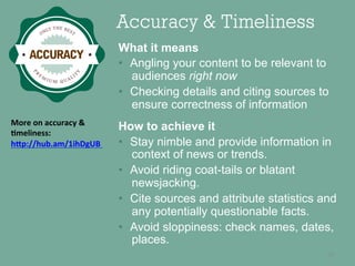 The Hallmarks of Content Quality | PDF