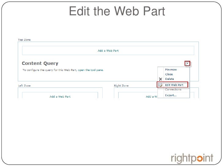Sharepoint 2010 Content Query Web Part