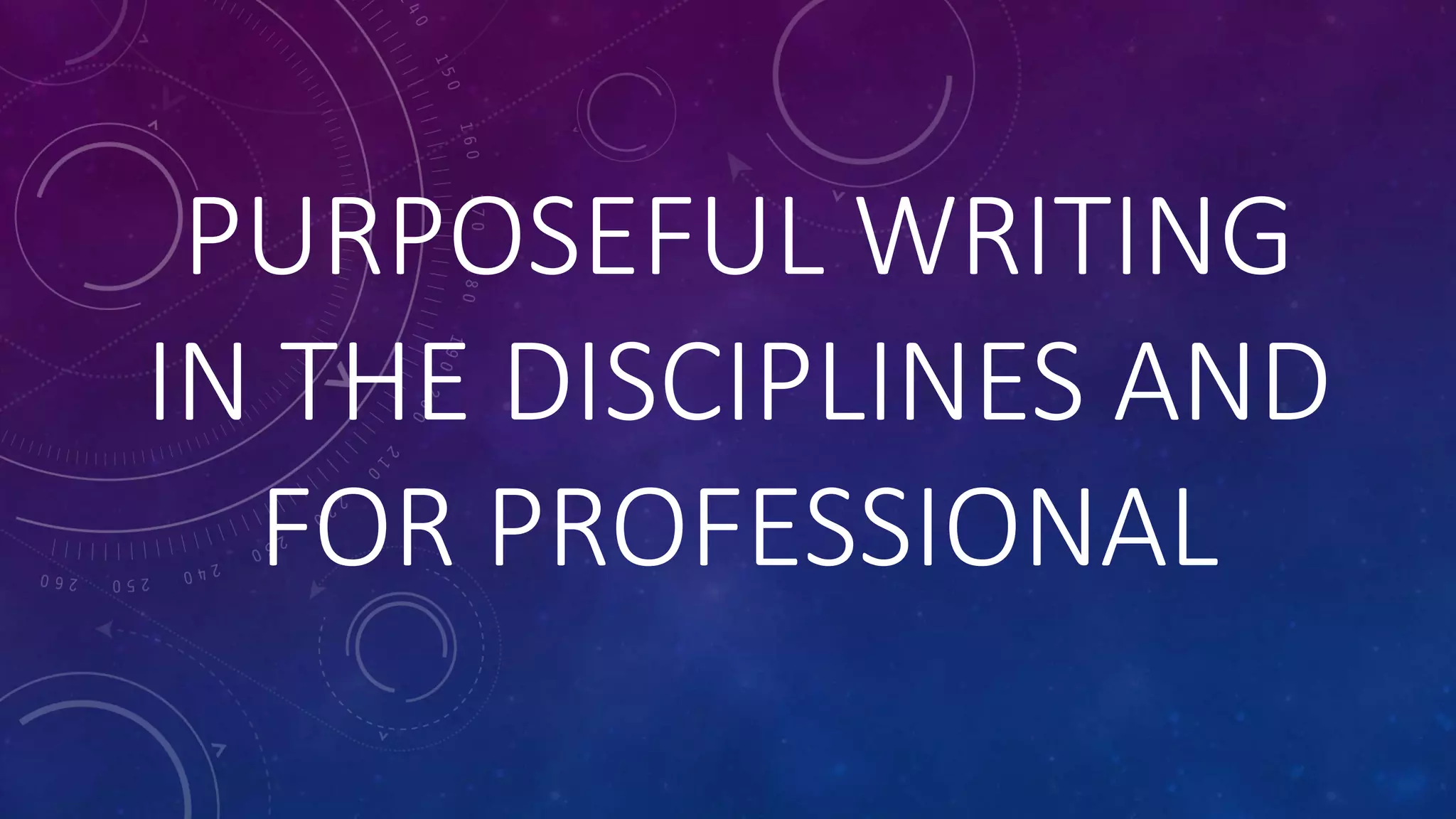 Content (reading & writing) | PPTX