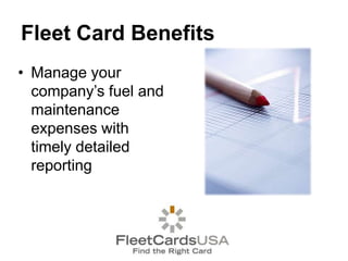 Fleet Cards vs. Gas Cards | PPT