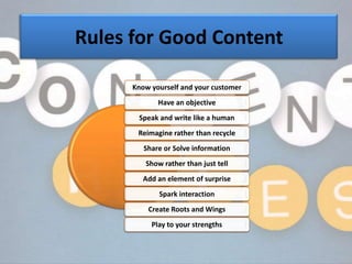 Content Rules - Chapter 6 Overview | PPTX