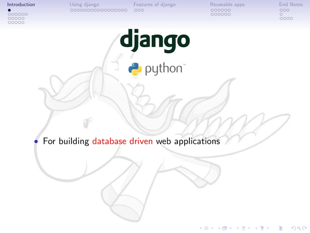 Building Pluggable Web Applications Using Django Ppt