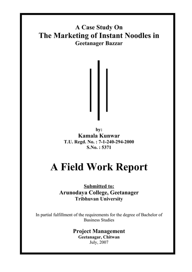 Fild Work | PDF