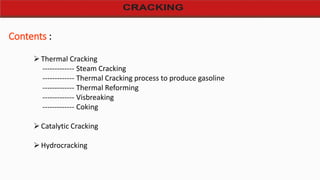 Cracking process | PPTX