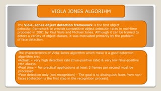Road signs detection using voila jone's algorithm with the help of ...