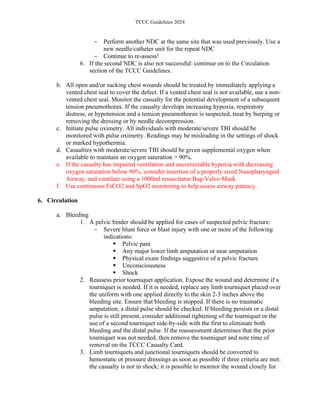 Contenidos TCCC actualizacion 2024. Medicina de combate | PDF