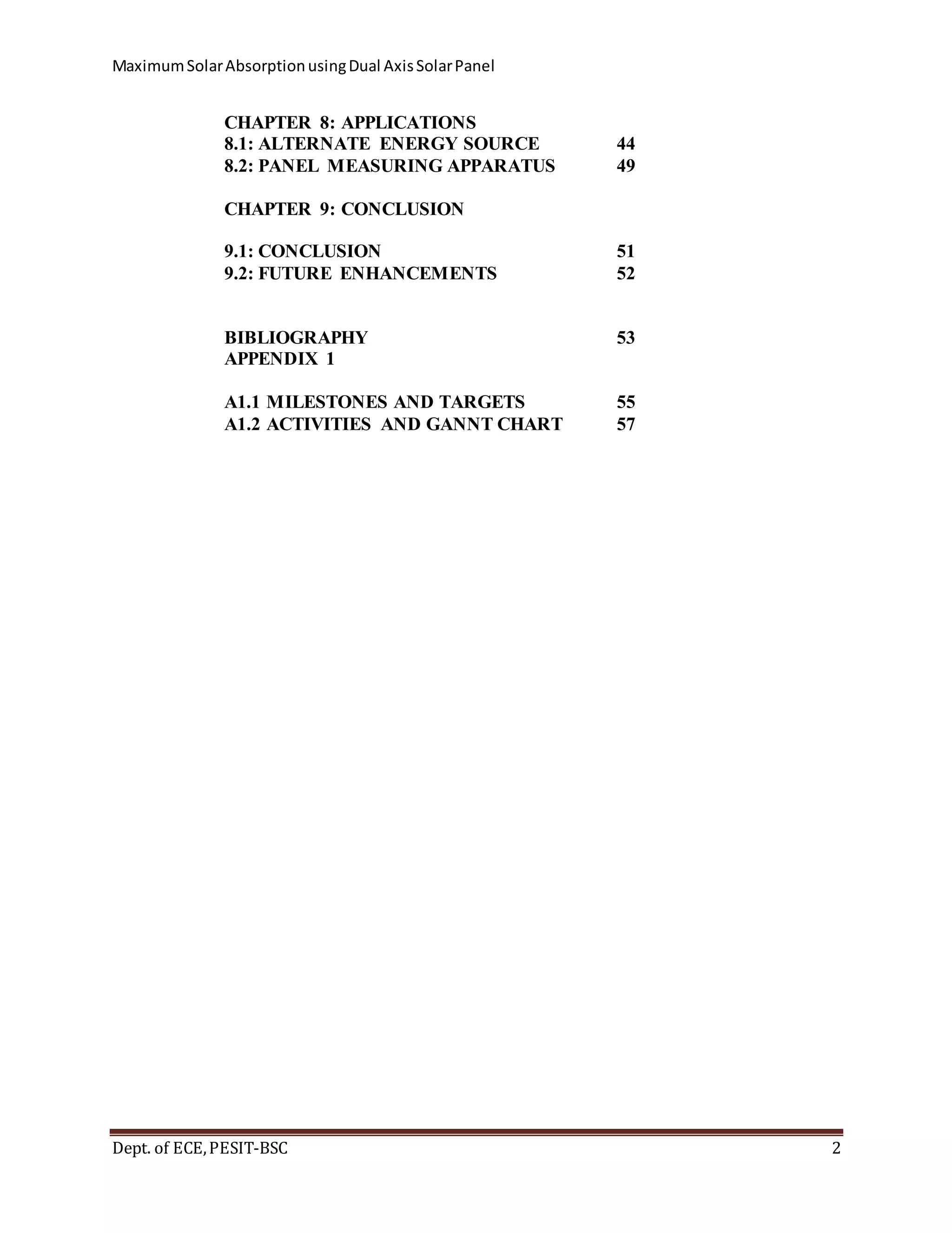 Maximum solar absorption using dual axis solar panel report | PDF