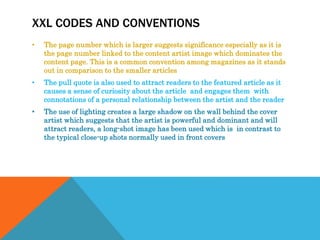 Contents Codes and Conventions Research - AS Media Studies | PPT