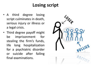 Content script - Life script (Transactional analysis / TA is an ...