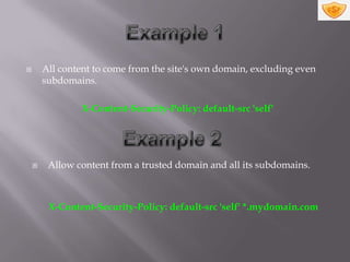 Content security policy | PPT