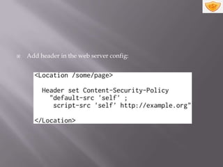 Content security policy | PPT