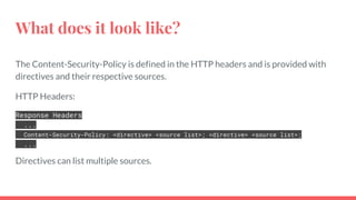 Content Security Policy | PDF