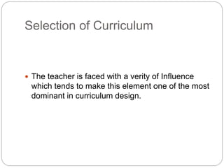 Content selection | PPTX