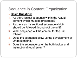 Content selection | PPTX