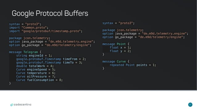 Data Serialization Frameworks for Java and the IoT | PPT
