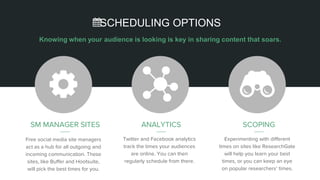 Content Sharing for Researchers | PPT