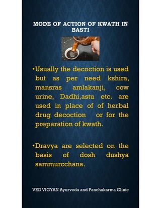 Basic Contents of Basti (Medicated Enema) | PDF