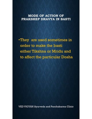 Basic Contents of Basti (Medicated Enema) | PDF