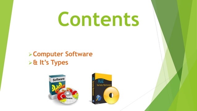 Contents of Computer Software | PPTX | Operating Systems | Computer Software and Applications