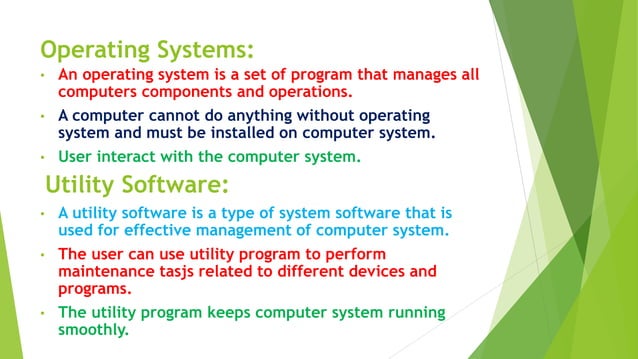 Contents of Computer Software | PPTX | Operating Systems | Computer Software and Applications